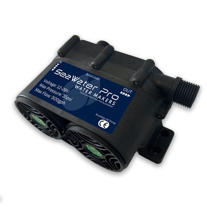 40 GPH Watermaker Dual Membrane DC 24V 900 Watts | SeaWater Pro